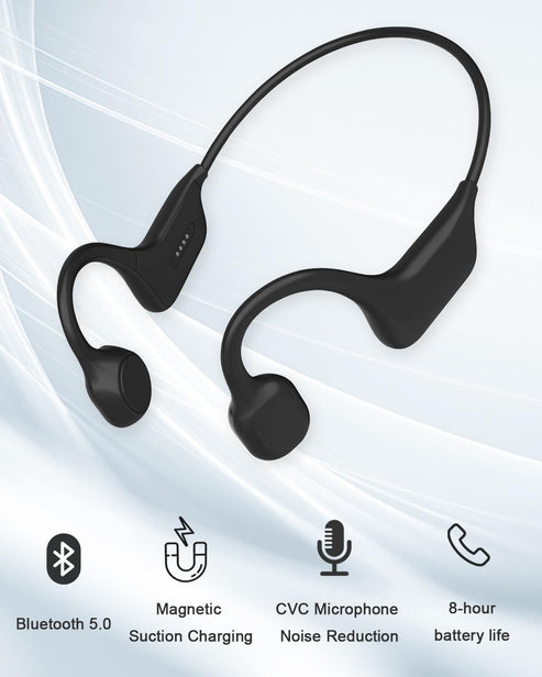 SANOTO Bone Conduction Headphones | Open Ear Bluetooth 5.0 Headphones ...